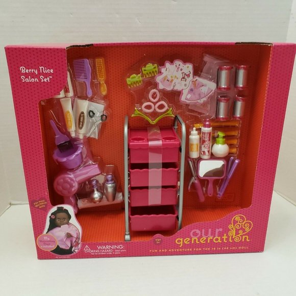 Our Generation | Toys | New Our Generation Girl 8 Doll Berry Nice Salon ...